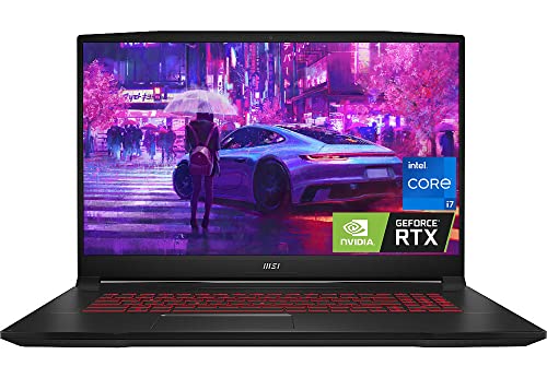 MSI Newest GF76 17.3" 144Hz FHD Gaming Laptop, Intel Core i7-12700H(> R9 6900HX), NVIDIA GeForce RTX 3060, 16GB RAM, 1TB NVMe SSD, WiFi 6, Webcam, Backlit KB, HDMI, RJ45, CUE Accessories