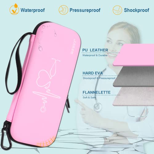 MEUUT 11 pcs Stethoscope Case Kits, Perfect Nurse Gift First Aid Kit Bag with Stethoscope Case, Penlights, Medical Scissor, Bandage Wraps, Badge Holders, Nurse Accessories for Nurses
