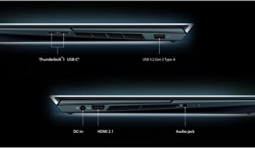 ASUS ZenBook Pro Duo 15 UX582 15.6" 4K OLED Touchscreen (Intel 14-Core i7-12700H, 16GB DDR5 RAM, 2TB SSD, GeForce RTX 3060 6GB) Business Laptop, ScreenPad Plus, Backlit, IST HDMI, Stylus, Win 11 Pro