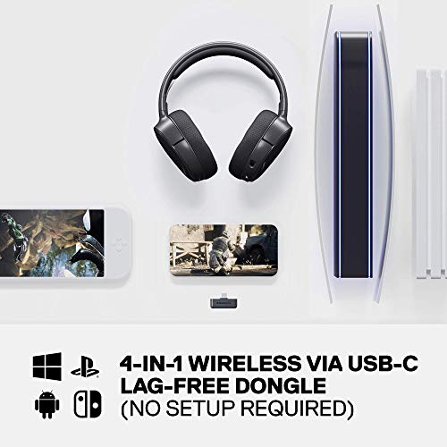 SteelSeries Arctis 1 Wireless Gaming Headset β USB-C Wireless β Detachable ClearCast Microphone β For Nintendo Switch, PS4/PS5, PC, Android β Black