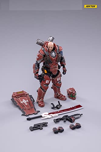 JoyToy 01st Legion Actions Figures Model Doll Collection Ornaments Home Decoration Birthday Gifts (Red Blade)