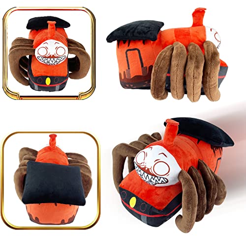 PERUKOYO Choo Choo Charles Plush, Charles Train Toy, Spider Stuffed Animals, Monster Horror Game Plush, Gift for Boys and Girls