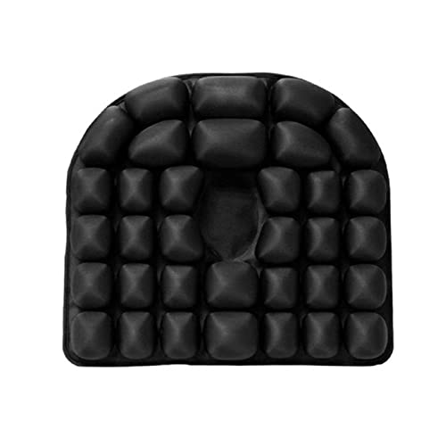 Cojín de Asiento Wheelchair Accessories Wheelchairs Comfort Cushion Ergonomic Multifunctional Waterproof Very Elastic for Pressure Relief (Color : Black)