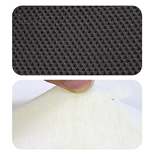 HHWKSJ Cushion - Use for Chairs, Car, Office, Commute, Airplane, Wheelchair - Portable - Relieve Sciatica, Coccyx/Tailbone & Chronic Back Pain Relief - Ergonomic Comfort - Long Lasting (Black)