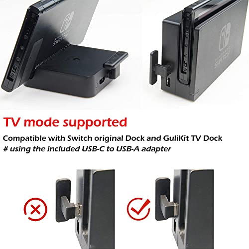 GuliKit Route Air Bluetooth Adapter for Nintendo Switch/Switch Lite PS4 PC, Dual Stream Bluetooth Wireless Audio Transmitter with aptX Low Latency Connect Your AirPods Bluetooth Speakers Headphone