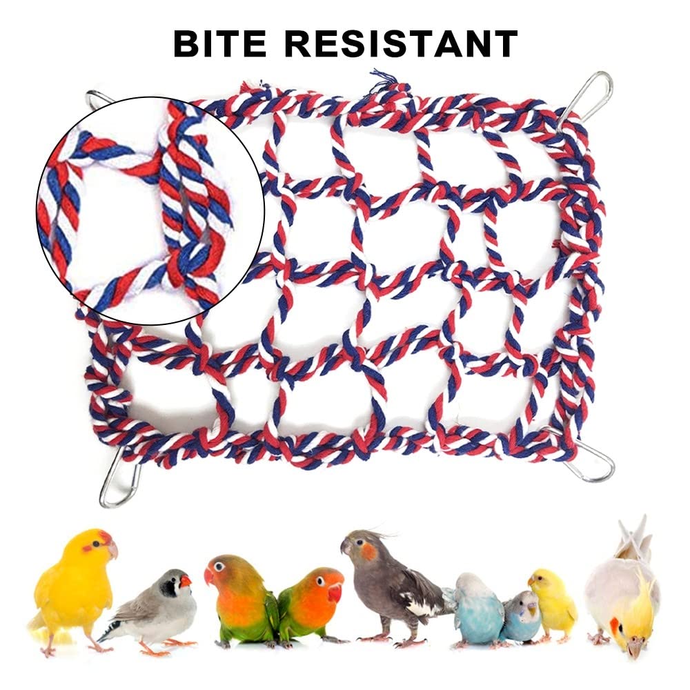 Hamster Climbing Net, Anti Bite Pet Climbing Rope Net Reusable Small Animal Activity Toy for Ferret Rat Guinea Pig Chinchilla Decor Play