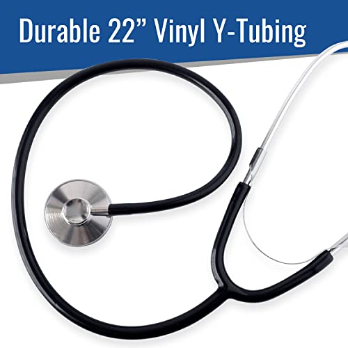 MABIS Spectrum Series Lightweight Nurse Stethoscope, Blue, 30 Inch