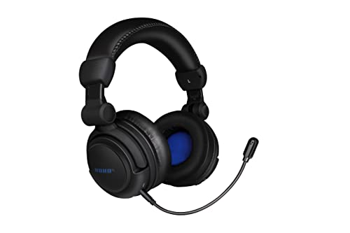 HUHD Wireless Vibration Gaming Headset for PS4,PS5,PC,Xbox and Switch 7.1 Surround Sound Headphones with Detachable Microphone