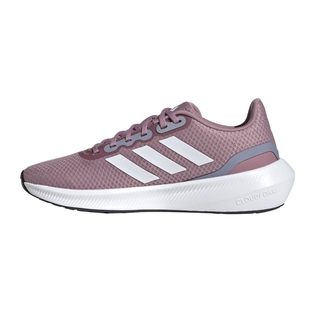 adidas Women's Runfalcon 3.0 Sneaker, Wonder Orchid/White/Core Black, 9