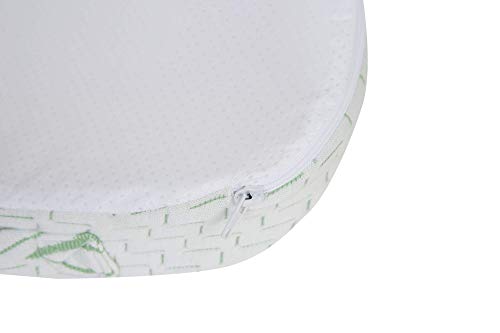 Bamboo Seat Cushion Pillow for Office Chair - Memory Foam Pad for Tailbone, Sciatica, Lower Back Pain Relief, Ergonomic and Non-Slip, Machine Washable Cover (Pack of 1)