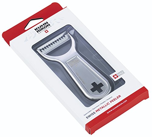 Kuhn Rikon "Swiss Metallic" Julienne Cross Peeler, Silver