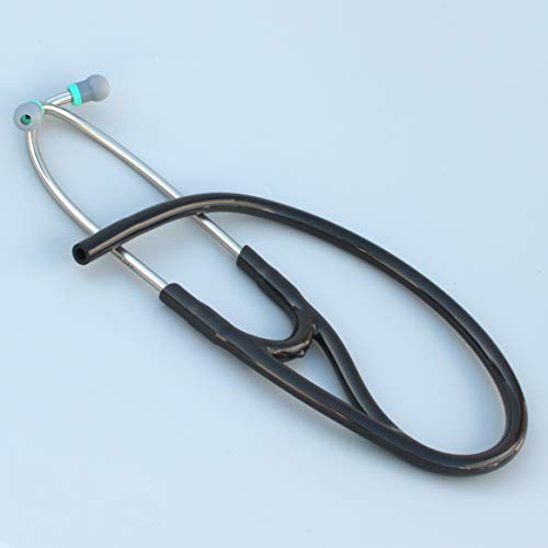 Compatible Replacement Tube by CardioTubes fits Littmann(r) MasterCardiologyI(r) and Littmann(r) Cardiology III(r) Stethoscopes - 7mm Binaurals BLACK TUBING