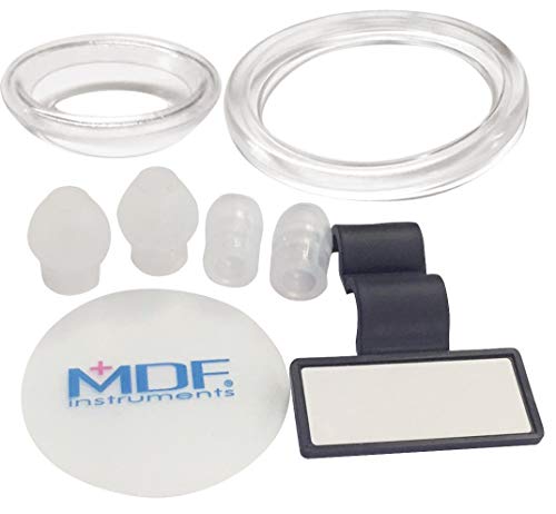 MDF® Dual Head Lightweight Stethoscope - All Black (MDF747-BO)