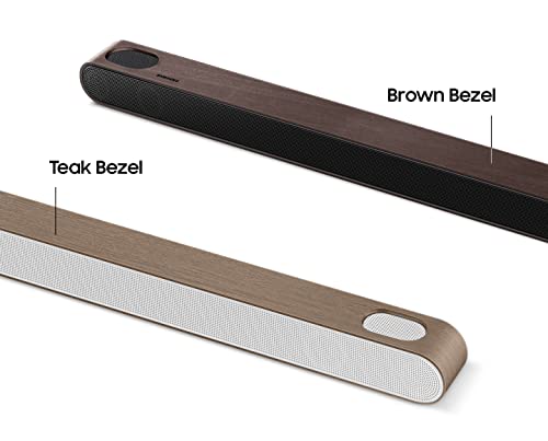 SAMSUNG Ultra Slim Soundbar Bezel, Accessory for S800B and S801B Sound Bars, Customizable to Match The Frame TV Bezels, 2022, VG-SCFBS8BW/ZA, Brown