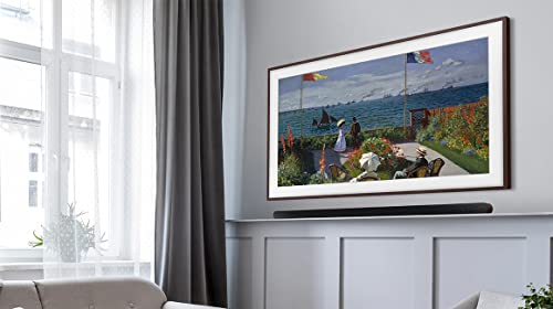 SAMSUNG Ultra Slim Soundbar Bezel, Accessory for S800B and S801B Sound Bars, Customizable to Match The Frame TV Bezels, 2022, VG-SCFBS8BW/ZA, Brown