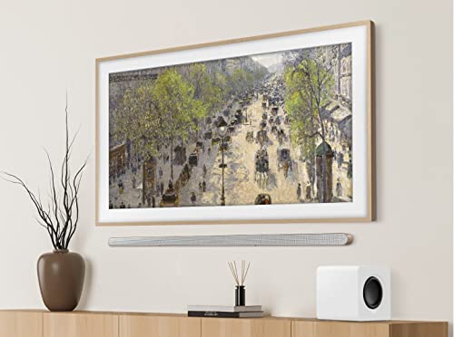 SAMSUNG Ultra Slim Soundbar Bezel, Accessory for S800B and S801B Sound Bars, Customizable to Match The Frame TV Bezels, 2022, VG-SCFBS8BW/ZA, Brown