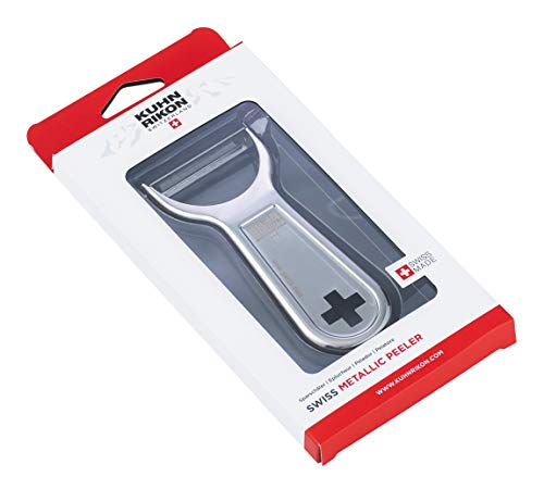 Kuhn Rikon Swiss Metal Peeler 4”, Stainless Steel