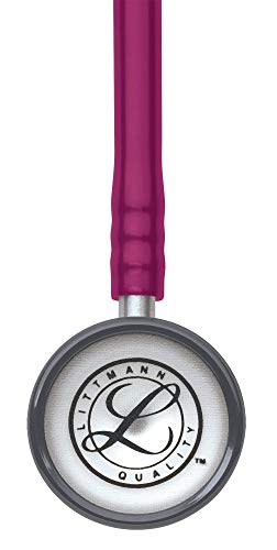 3M Littmann Stethoscope, Classic II Pediatric, Raspberry Tube, Stainless Steel Chestpiece, 28 inch, 2122