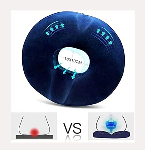 BUZZNN Memory Foam Seat Cushion, Office Chair Cushion, Car Seat Cushion, Ergonomic Design, Comfortable Coccyx Cushion for Home Office Chair Pad, Car Seat