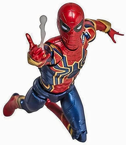 6-inch Spiderman Action Figures,Spiderman Toy,No Way Home Marvel Iron Spider Spiderman All Joints Movable Collectible Best Gift for Kids PVC Action Figures Assembling Toys