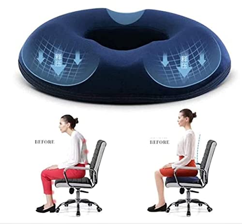 BUZZNN Memory Foam Seat Cushion, Office Chair Cushion, Car Seat Cushion, Ergonomic Design, Comfortable Coccyx Cushion for Home Office Chair Pad, Car Seat