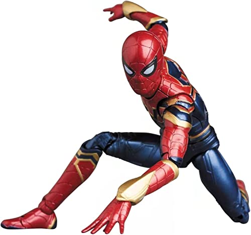 6-inch Spiderman Action Figures,Spiderman Toy,No Way Home Marvel Iron Spider Spiderman All Joints Movable Collectible Best Gift for Kids PVC Action Figures Assembling Toys