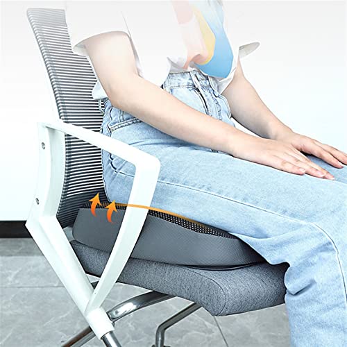 gyp Seat Cushion, Summer Tailbone Cushion Gel Memory Foam Inner Core Coccyx Cushion Ergonomic Posture Seat Pads Cushion Chair Pad Orthopedic Seat Cushion