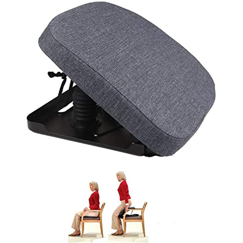 HONGKEFIT Upeasy Seat Assist Cushion, Uplift Seat Assist for Seniors & Disabled, Portable Seat Self-Help Lifting Device, Elderly Sofa Support Pad Lift Chair，Memory Foam Cushion，Support Up to 150KG