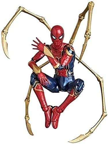 6-inch Spiderman Action Figures,Spiderman Toy,No Way Home Marvel Iron Spider Spiderman All Joints Movable Collectible Best Gift for Kids PVC Action Figures Assembling Toys