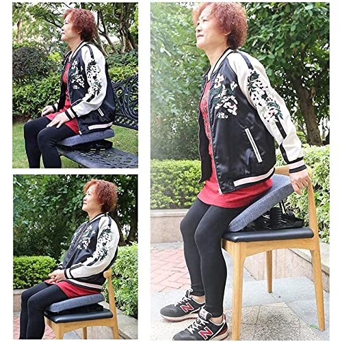 HONGKEFIT Upeasy Seat Assist Cushion, Uplift Seat Assist for Seniors & Disabled, Portable Seat Self-Help Lifting Device, Elderly Sofa Support Pad Lift Chair，Memory Foam Cushion，Support Up to 150KG