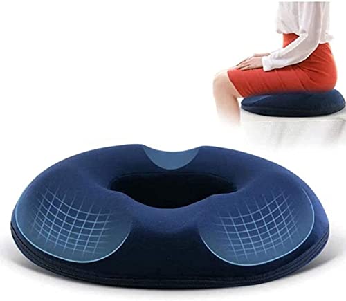 BUZZNN Memory Foam Seat Cushion, Office Chair Cushion, Car Seat Cushion, Ergonomic Design, Comfortable Coccyx Cushion for Home Office Chair Pad, Car Seat