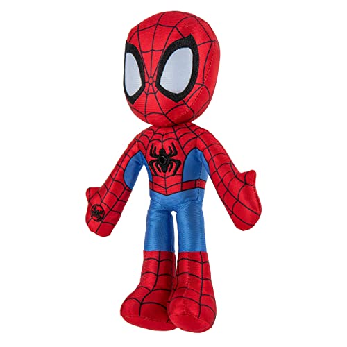 Spidey and His Amazing Friends Marvel’s Web Flash Spidey Plush - 9-Inch Plush with Light Up Signal - Toys Featuring Your Friendly Neighborhood Spideys
