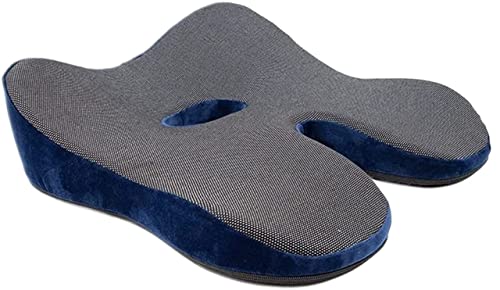 BUZZNN Seat Cushion, Memory Foam Office Chair Cushion, Coccyx Cushion for Sciatica - Ergonomic, Perfect for Home, Office and Car