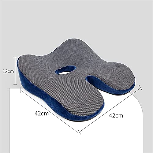 BUZZNN Seat Cushion, Memory Foam Office Chair Cushion, Coccyx Cushion for Sciatica - Ergonomic, Perfect for Home, Office and Car