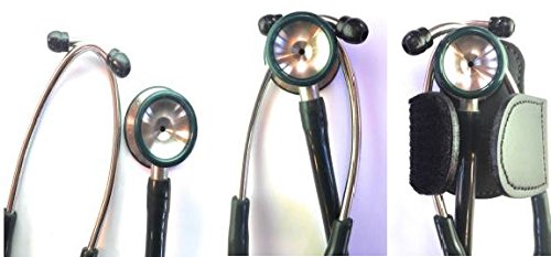 The Original BATCLIP (PINK) – Premium Leather Handmade Clip-On Stethoscope Hip Holder; No More Neck Carrying, Loss, or Misplacement. Proudly Carry Your High-End Stethoscope with Taste and Style.