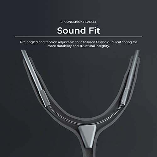 MDF Sakura MD One Epoch Lightweight Titanium Stethoscope, Adult, Sakura Tube, Silver Chestpieces-Headset, MDF777TSA