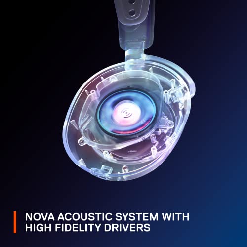 NEW SteelSeries Arctis Nova 7 Wireless Multi-Platform Gaming Headset – Simultaneous Wireless 2.4GHz & Bluetooth – Comfort Design - Fast Charging 38Hr Battery – PC, PS, Switch, Mobile