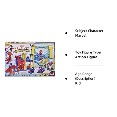Marvel Spidey & His Amazing Friends Action Figures Superheroes + Villains (Choose Figure) (Web Squad City Chase Playset)
