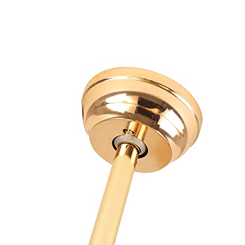 52 Inch Modern Luxurious Crystal Fan Chandelier Reversible Silent Ceiling Fan Light Three Wind Speed Adjustable with Remote Control 5 Blades Decorative Fan Light Fixture Bedroom Living Room(Gold)