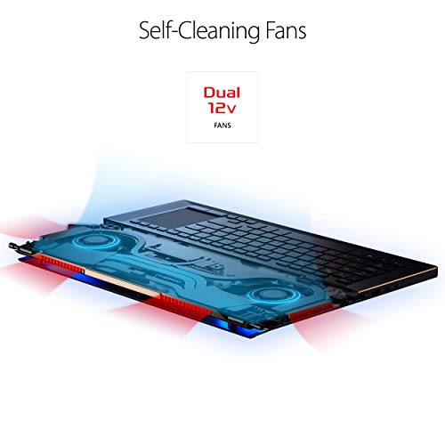 ASUS ROG Zephyrus S GX701 Gaming Laptop, 17.3โ 144Hz Pantone Validated Full HD IPS, GeForce RTX 2080, Intel Core i7-8750H CPU, 16GB DDR4, 1TB PCIe Nvme SSD Hyper Drive, Windows 10 Pro - GX701GX-XS76