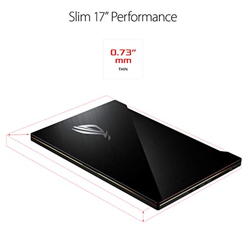 ASUS ROG Zephyrus S GX701 Gaming Laptop, 17.3โ 144Hz Pantone Validated Full HD IPS, GeForce RTX 2080, Intel Core i7-8750H CPU, 16GB DDR4, 1TB PCIe Nvme SSD Hyper Drive, Windows 10 Pro - GX701GX-XS76