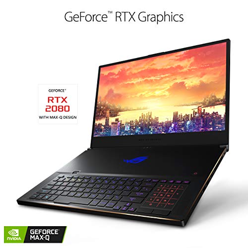 ASUS ROG Zephyrus S GX701 Gaming Laptop, 17.3โ 144Hz Pantone Validated Full HD IPS, GeForce RTX 2080, Intel Core i7-8750H CPU, 16GB DDR4, 1TB PCIe Nvme SSD Hyper Drive, Windows 10 Pro - GX701GX-XS76