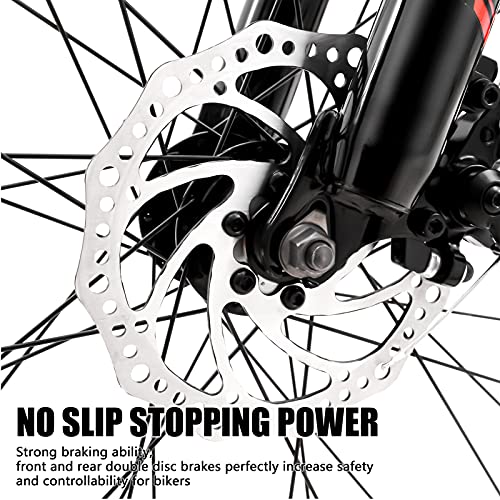 SOCOOL 26 inch Mountain Bicycles for Men, Womens Mountain Bikes for Adults Teenagers