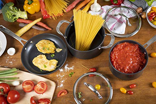 Kuhn Rikon Easy Pro Non-Stick Dutch Oven with Glass Lid, 5 litre/24 cm