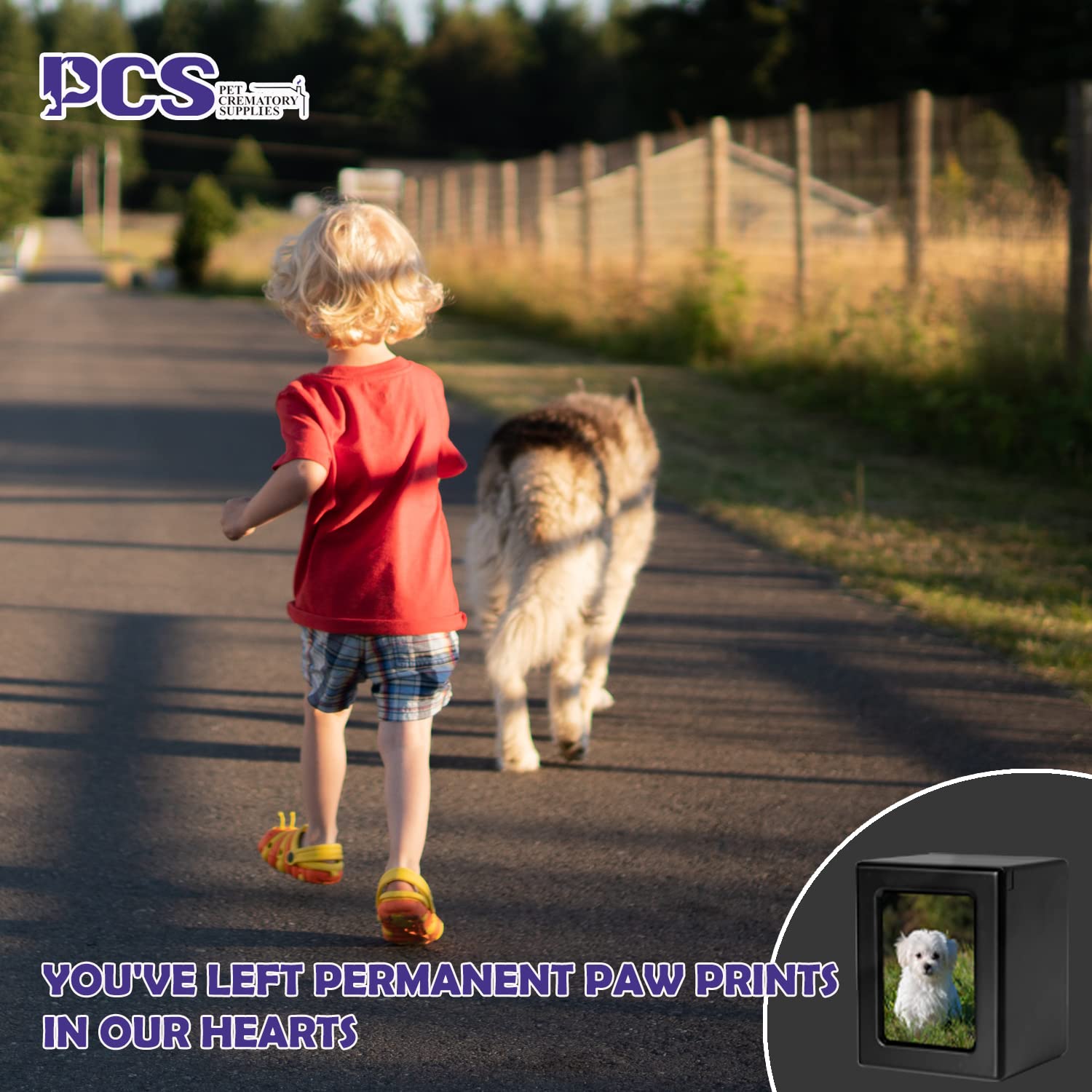 PCS Pet Urns for Dogs Ashes, Dog Photo Urn, Pet Cremation Box, Urns for Dog Ashes, Dog Ashes Urn Black-Small