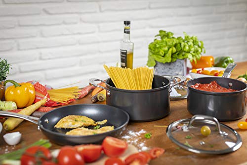 Kuhn Rikon Easy Pro Non-Stick Dutch Oven with Glass Lid, 5 litre/24 cm