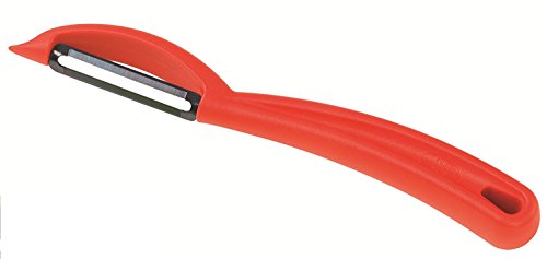KUHN RIKON Straight/Serrated Swiss Swivel Peeler, Set of 2, Green/Red