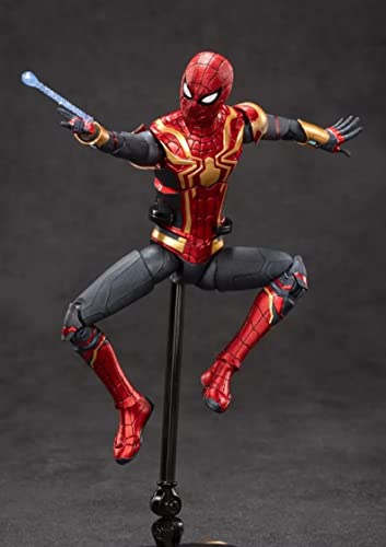 licy618 7 Inch Iron Spiderman Action Figure (1/10 Scale) Exquisite Painting 20 Joints Movable Action Figure