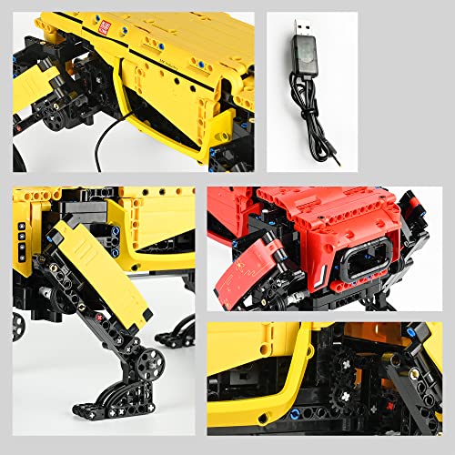 Addshiny RC & APP Control Power Robot Dog for Adults & Kids - Upgraded 2023 Version (886 PCS)