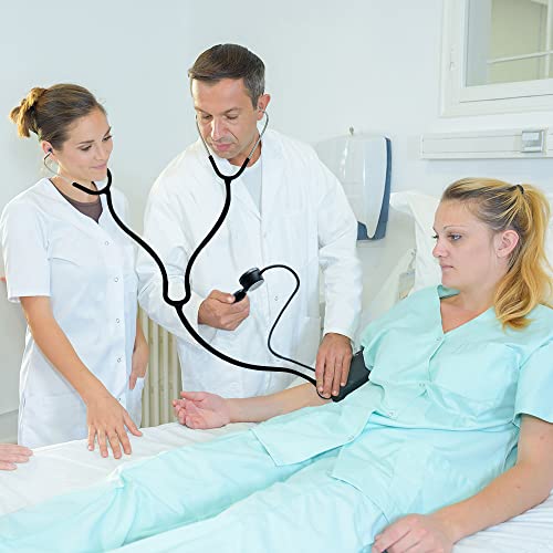 Ever Ready First Aid Deluxe Dual-Head Teaching Stethoscope for Medical Training, Nursing Students and Teachers β Black